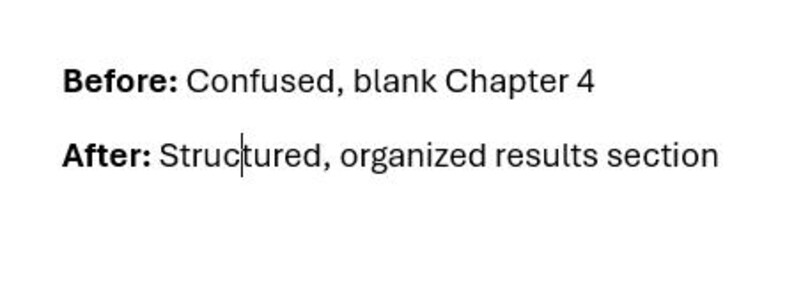 Dissertation Chapter 4 Template APA 7 | Quantitative Results | Phd ...