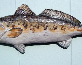 Redfish Fish Sculpture 4 X 10 in. | Etsy