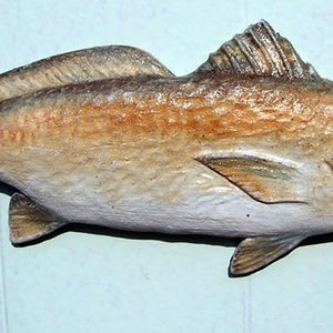 Redfish Fish Sculpture 4 X 10 In. - Etsy