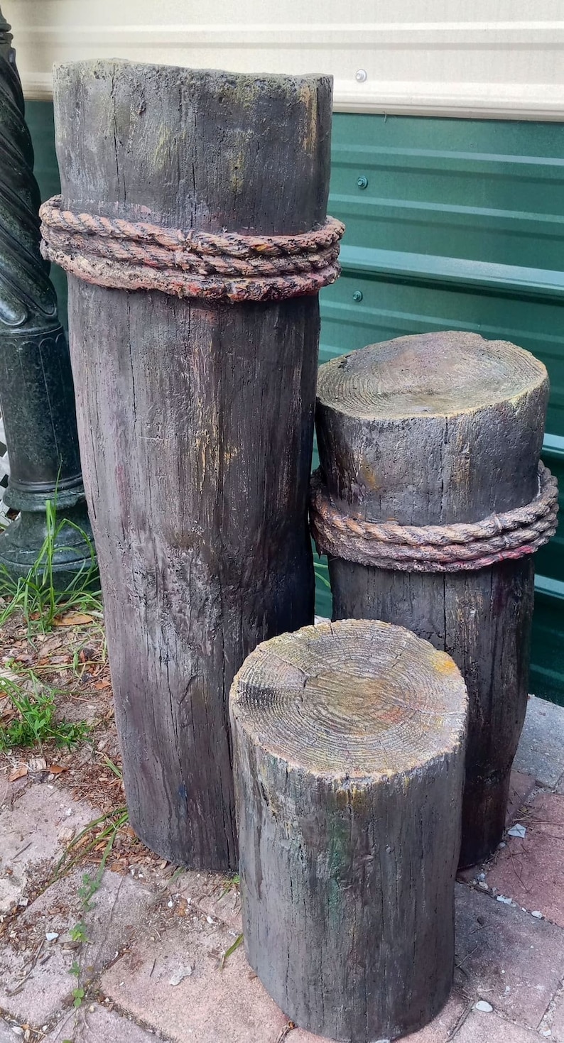 Very Nice Cast Triple Piling Posts for Your Pelican Mailbox, Sculptures ...