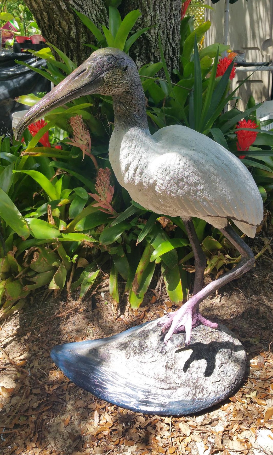 Wood Stork Statue Lifesize 32 in. Sculpture | Etsy