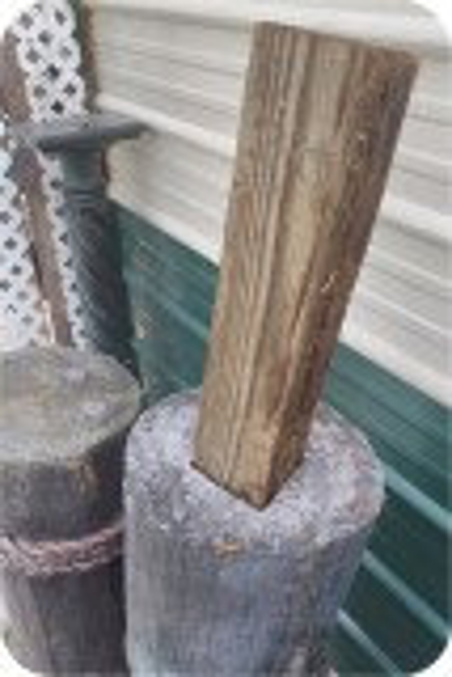 Very Nice Cast Triple Piling Posts for Your Pelican Mailbox, Sculptures ...