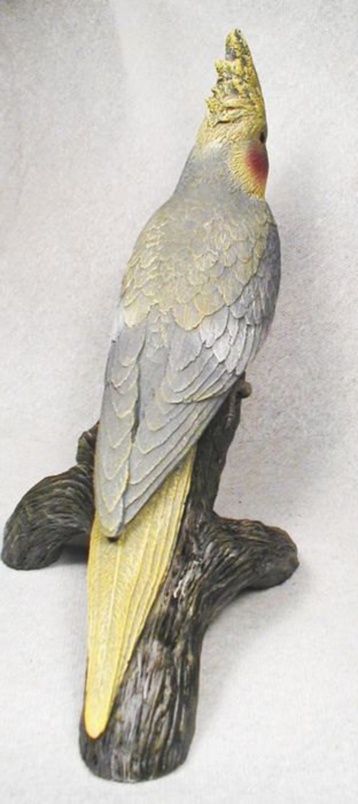 Life-size Cockatiel Parrot Bird Art Sculpture 11 X 9 Inches - Etsy