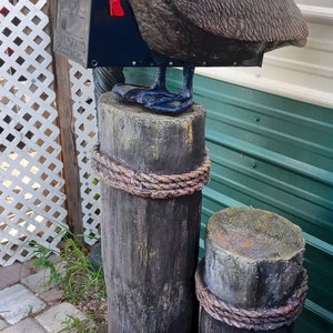 Very Nice Cast Triple Piling Posts for Your Pelican Mailbox, Sculptures ...