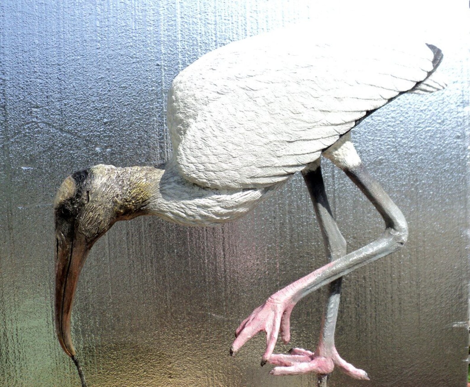 Wood Stork Statue Lifesize 32 In. Sculpture - Etsy