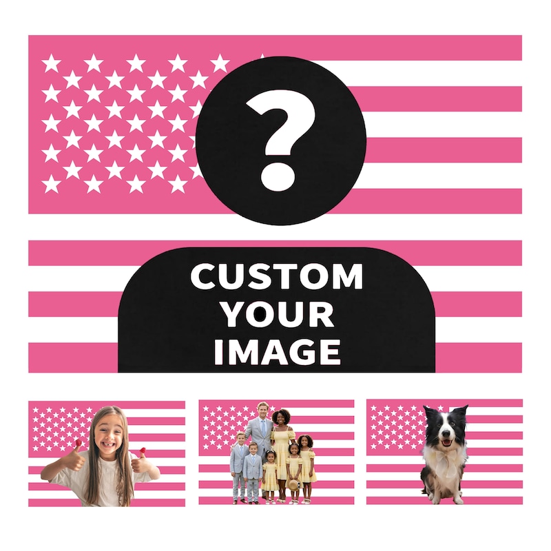 Custom Pink Flag - Etsy UK