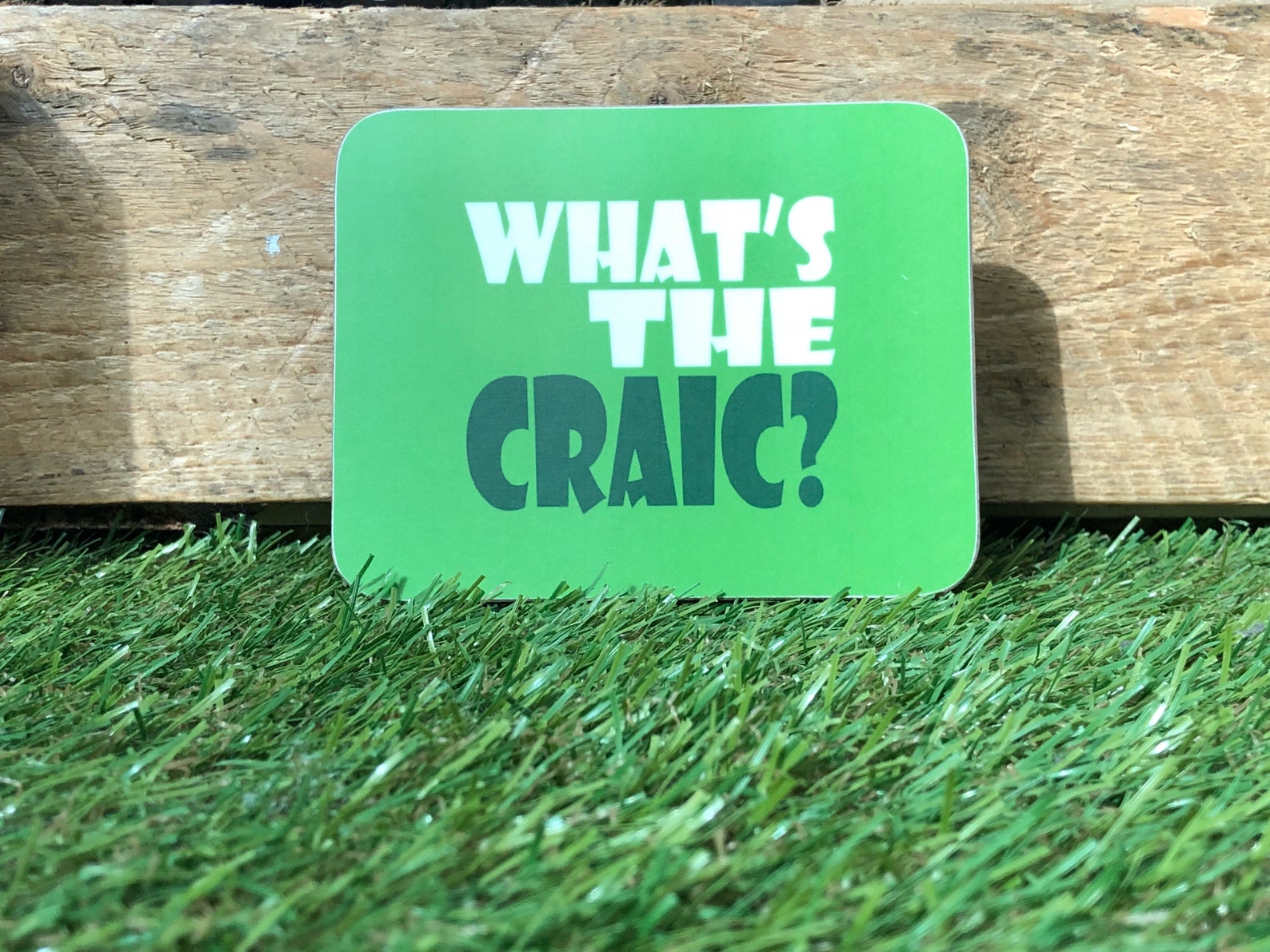 What's the Craic Coaster - Etsy