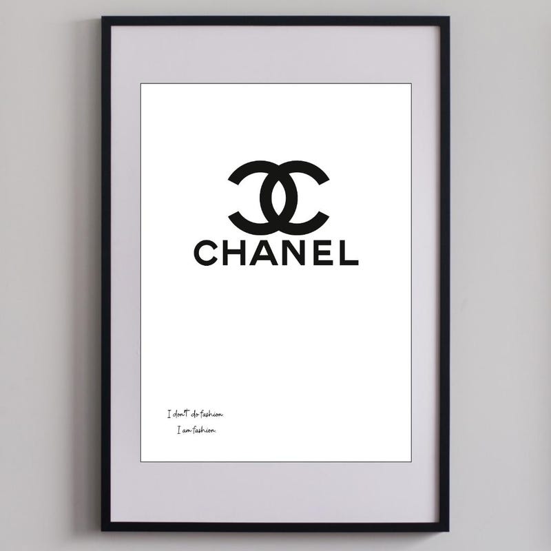 Chanel Poster for Bedroom - Etsy