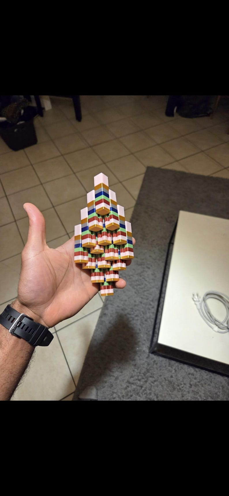 Flexi Infinity Cube – 3D Printed Articulated Cube – Desk Fidget Toy ...