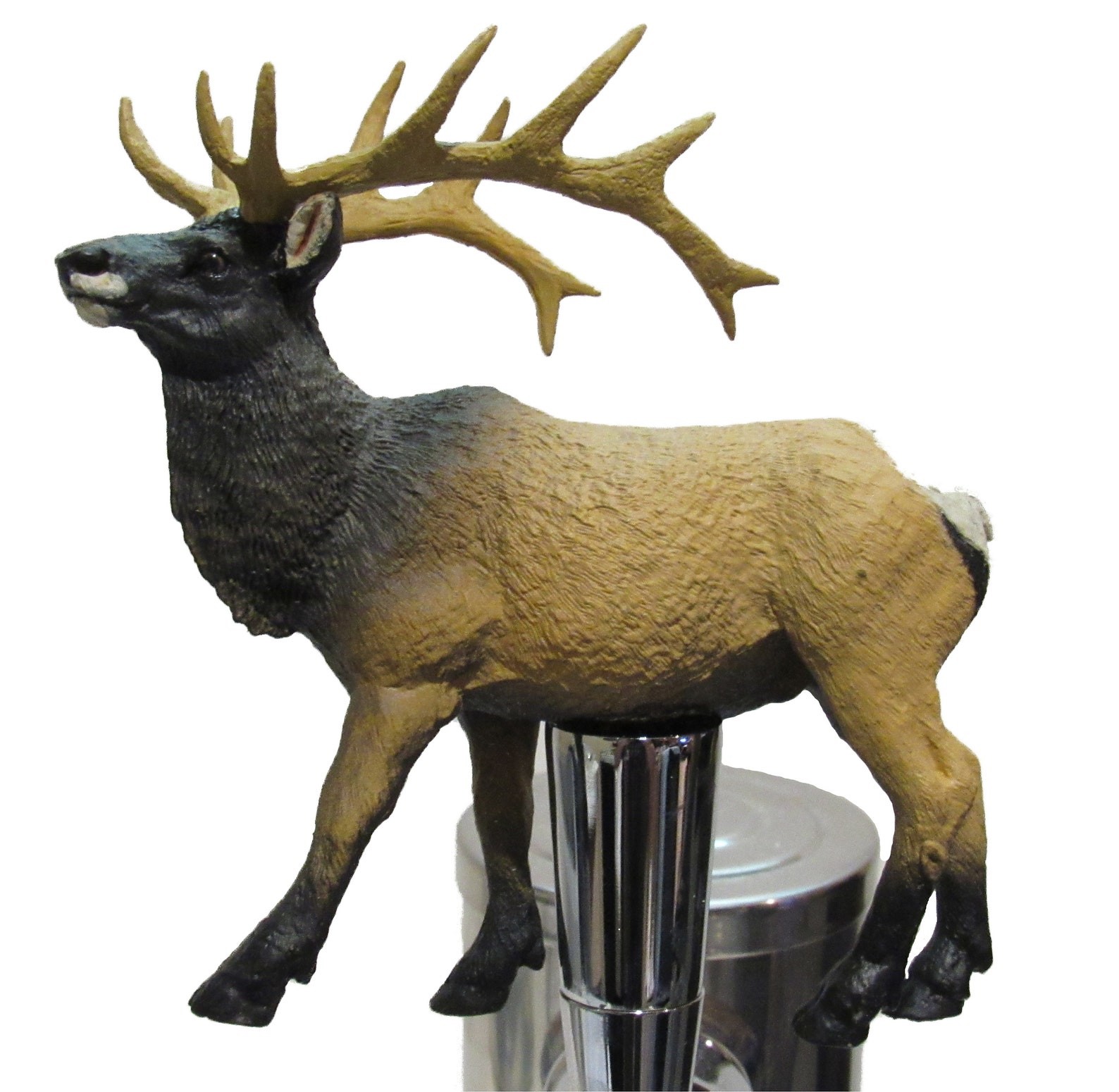 Bull Elk Tap Handle Barware Deer Hunting Buck Horns Shooting - Etsy