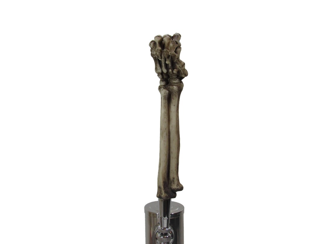 Realistic Skeleton Arm Sports Bar Beer Tap Handle Kegerator Resin ...