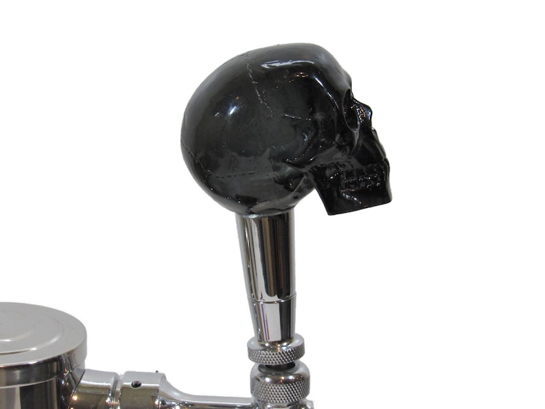 Black Skull Beer Tap Handle Kegerator Resin Zombie Breweriana - Etsy