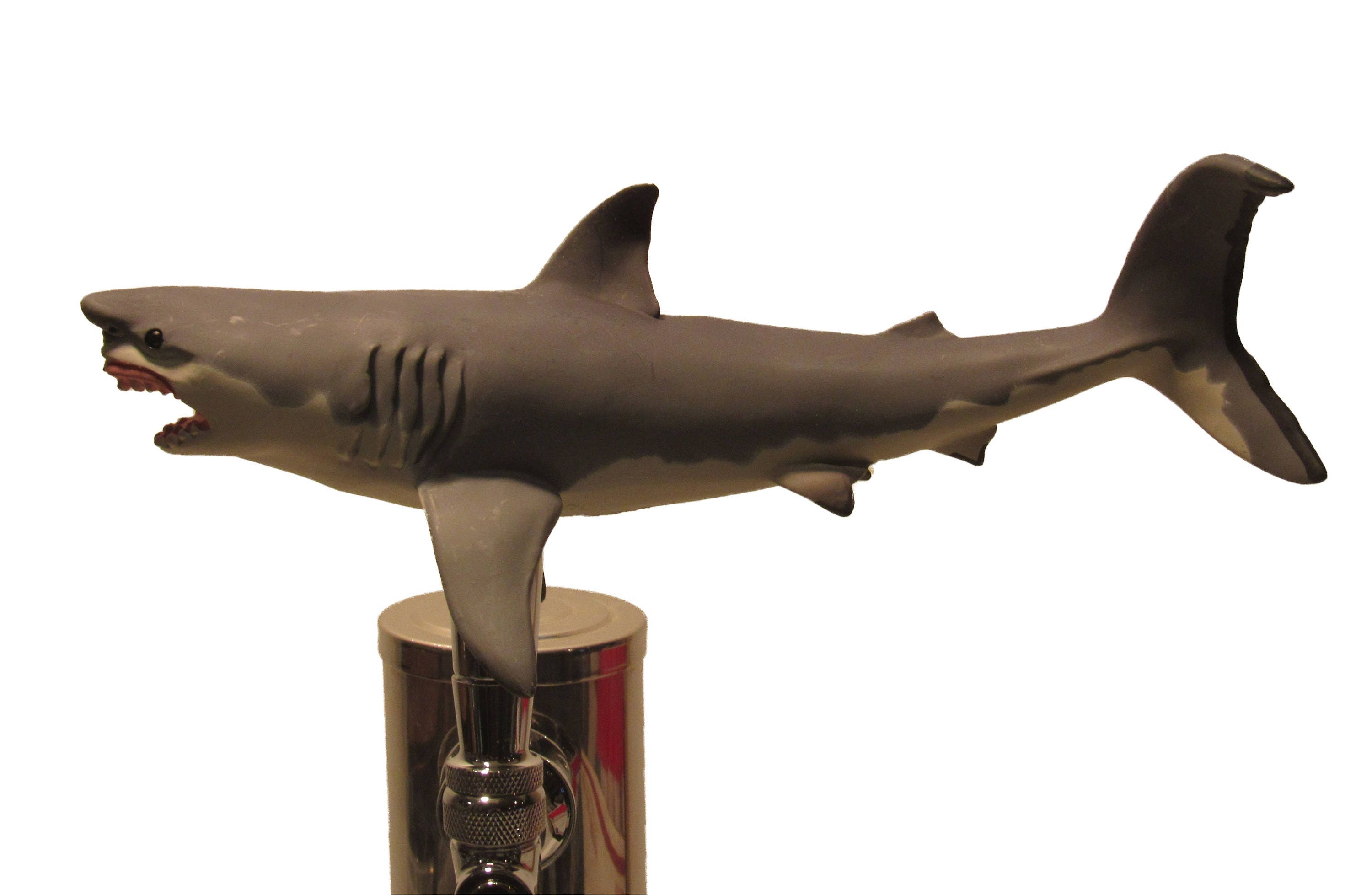 Great White Shark Beer Tap Handle - Etsy