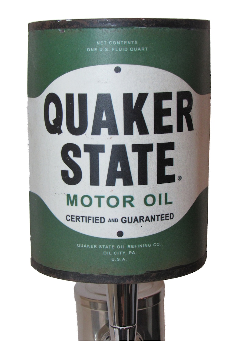 Quaker State Motor Oil Can Beer Tap Handle Sports Bar Kegerator ...