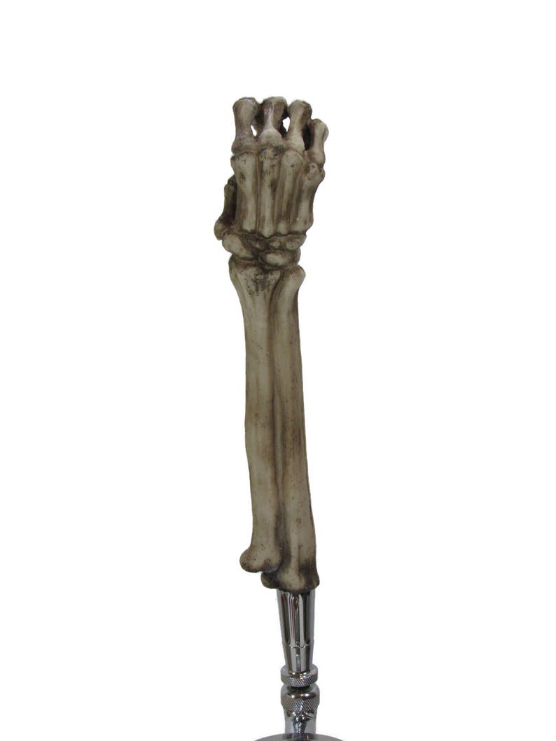 Realistic Skeleton Arm Sports Bar Beer Tap Handle Kegerator Resin ...