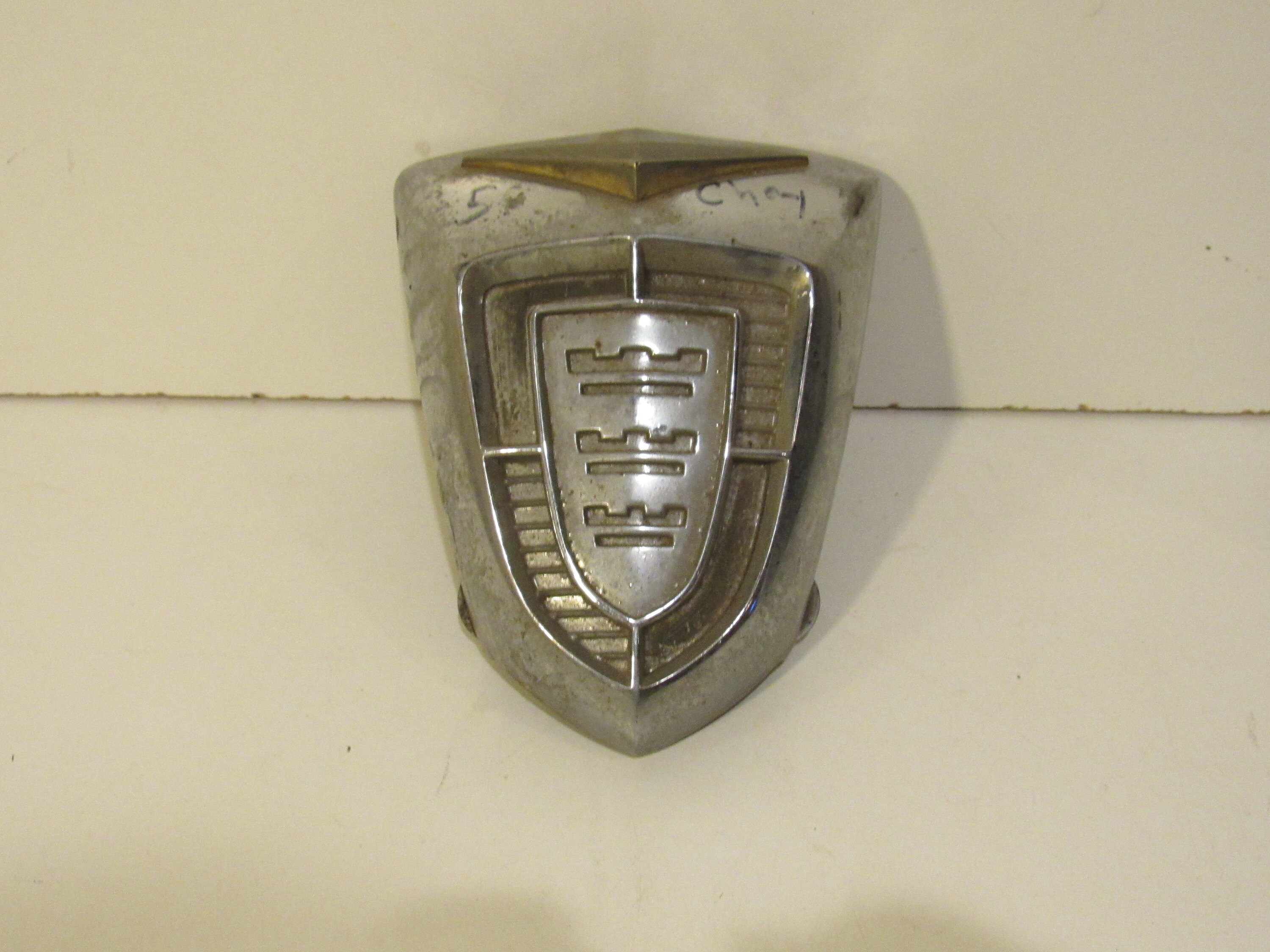 1956 Chrysler Metal Hood Badge Emblem Nameplate Grill Trim - Etsy UK