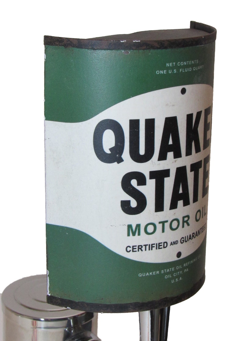 Quaker State Motor Oil Can Beer Tap Handle Sports Bar Kegerator ...