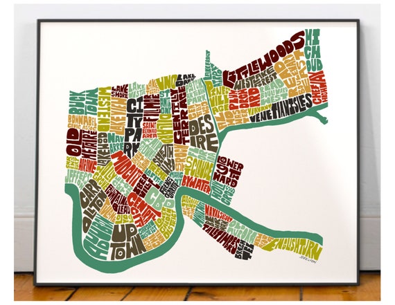 Neighborhood Map Drawing