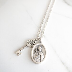 St Peter Necklace - Catholic Jewelry - Confirmation Gifts for Boys ...