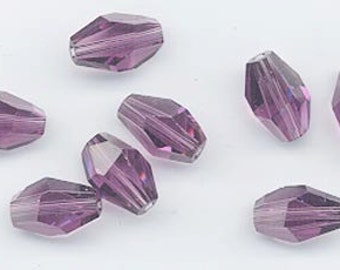 Eight Dazzling Swarovski Polygon Beads Art 5203 Olivine | Etsy