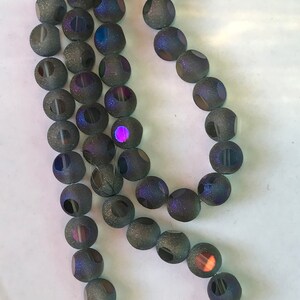 24 Frosted Window Beads Helio Purple - 8 Mm - Etsy