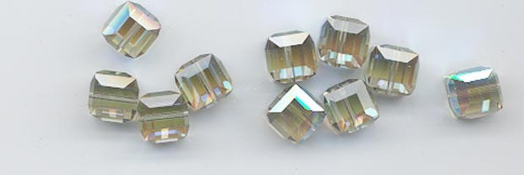 Twelve Beautiful 8 Mm Swarovski Crystal Cubes - Art 5601 - 8mm - Black ...
