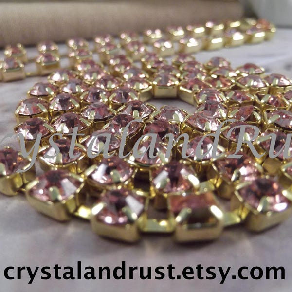 Rhinestone Cup Chain - Etsy