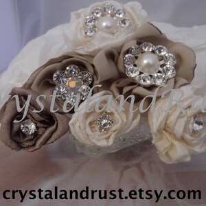 Rhinestone & Pearl Floral Picks --- Silver --- 5 Pieces - Etsy