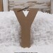 Paper Mache Letter "y" - DIY Supplies - Craft Supplies - Silk Flowers ...