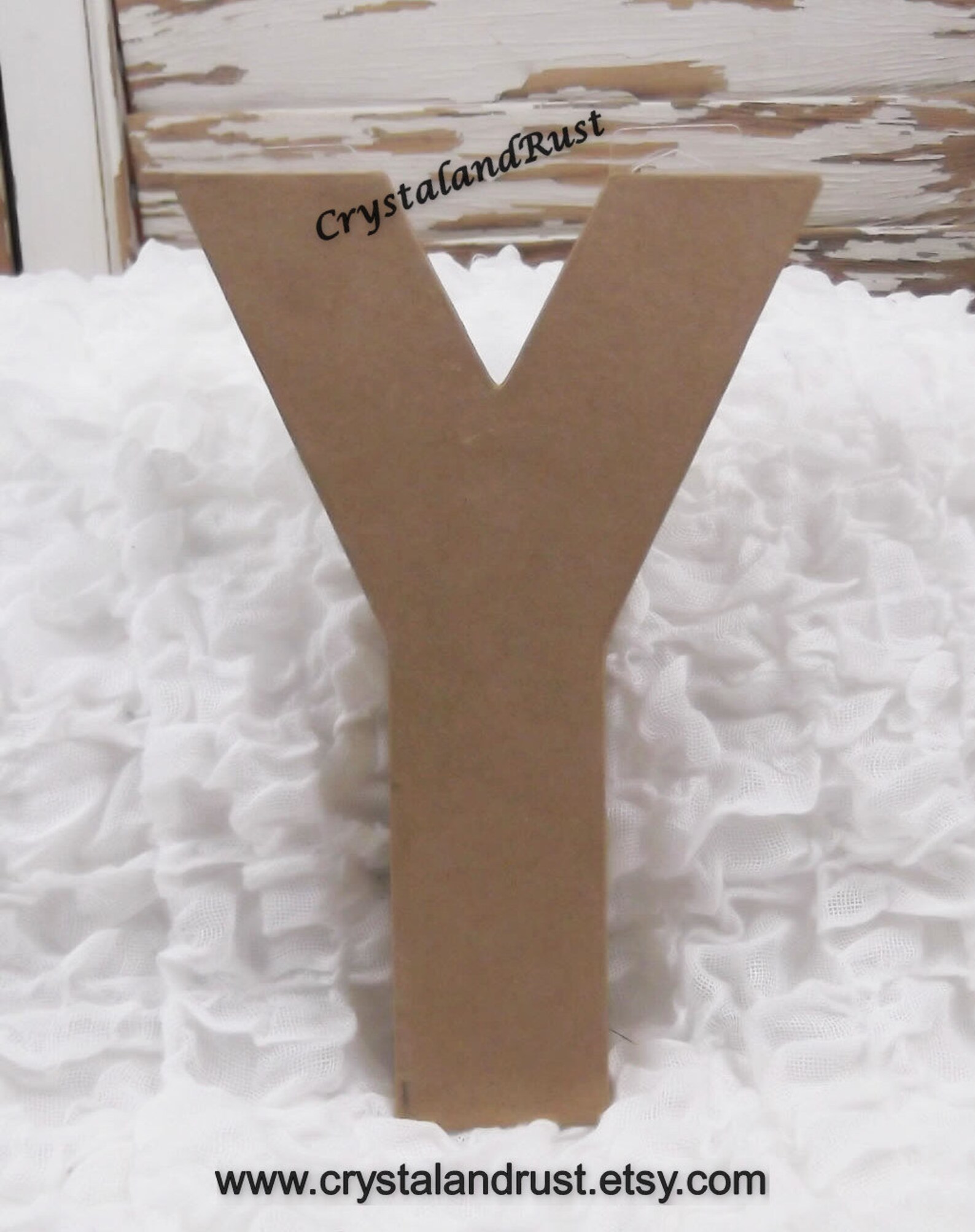 Paper Mache Letter "y" - DIY Supplies - Craft Supplies - Silk Flowers ...