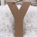 Paper Mache Letter "y" - DIY Supplies - Craft Supplies - Silk Flowers ...