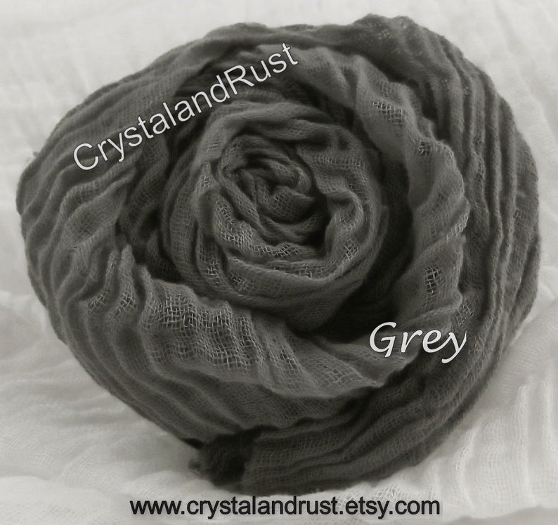 Elegant Grey Wedding Cheesecloth Gauze Table Runner - Etsy