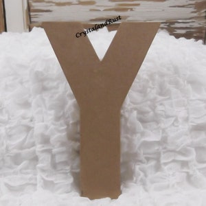 Paper Mache Letter "y" - DIY Supplies - Craft Supplies - Silk Flowers ...