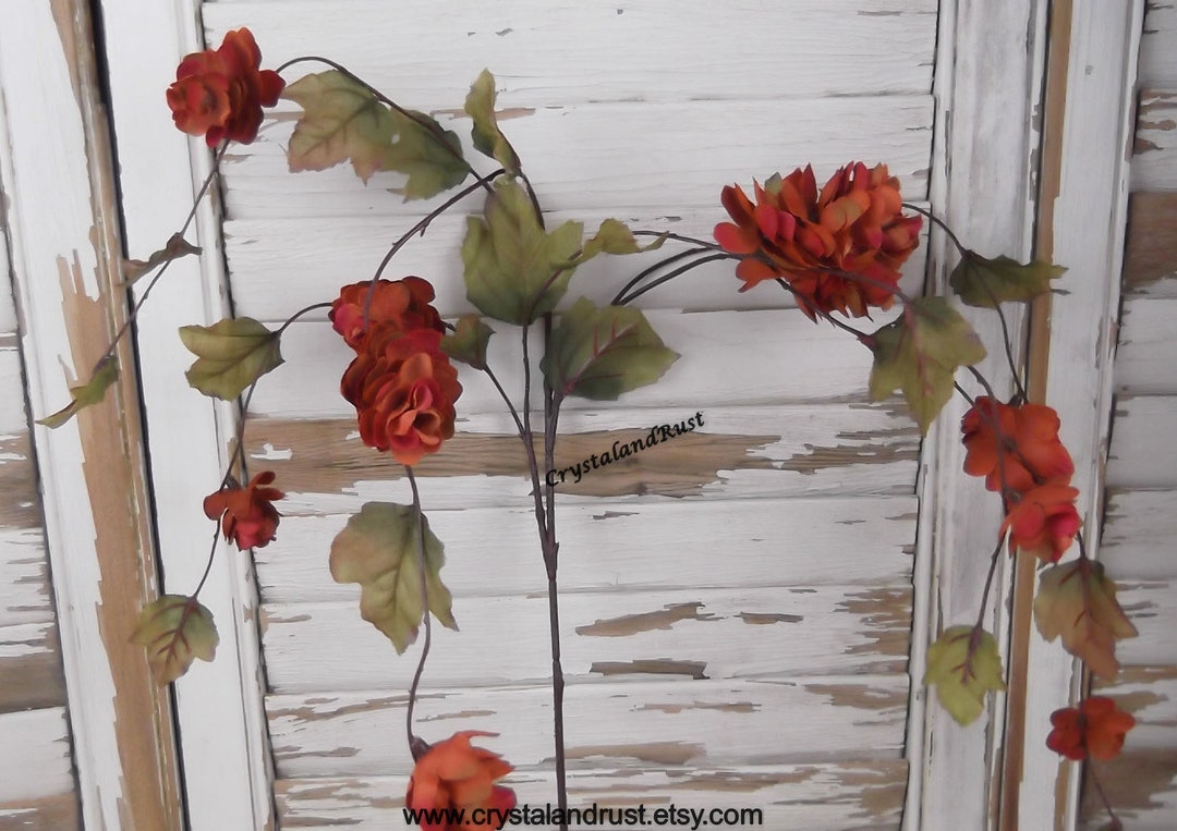 Sienna Hops Stem - Artificial Silk Flowers - Wedding Bouquets - Faux ...