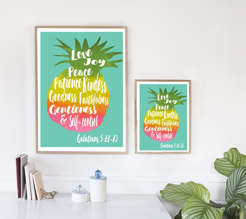 Fruit of the Spirit Pineapple - Etsy