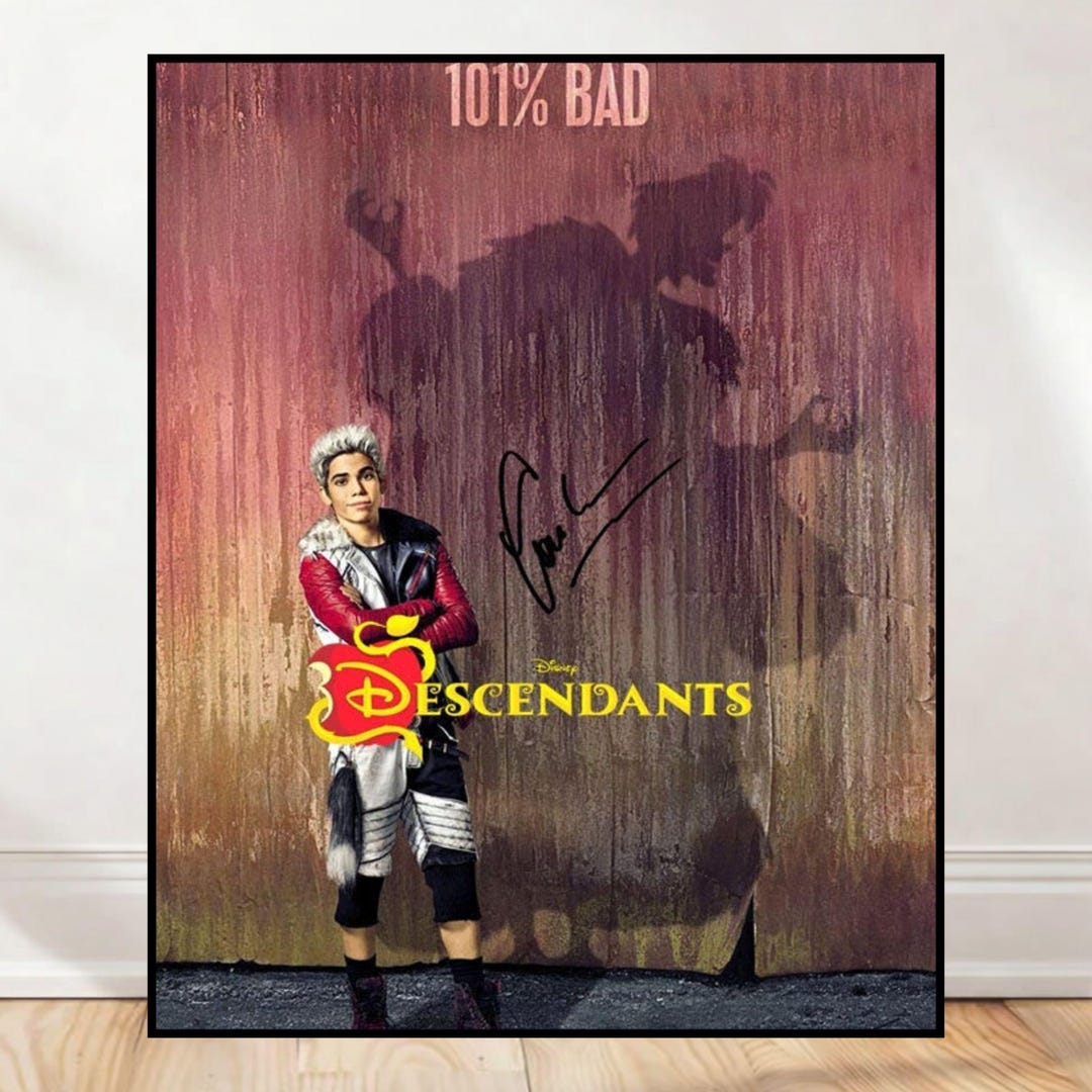 Disney Descendants Carlos Poster, Cameron Boyce Villain Wall Art ...