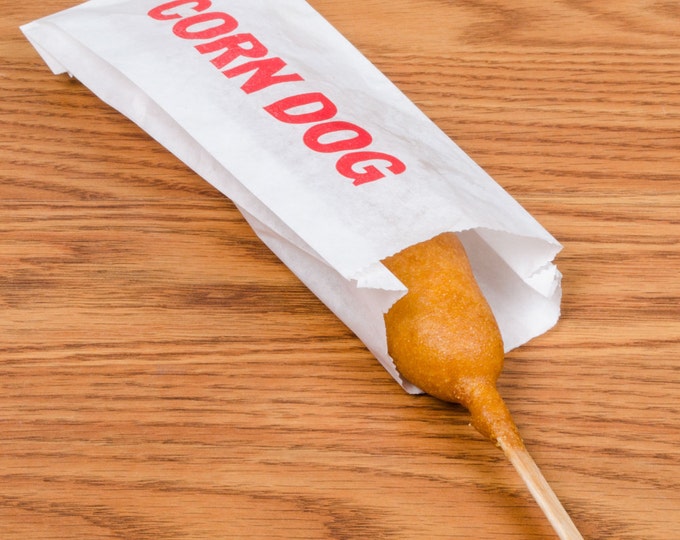 White Glassine Corn Dog Bags Parties Birthday Cookout Set of - Etsy