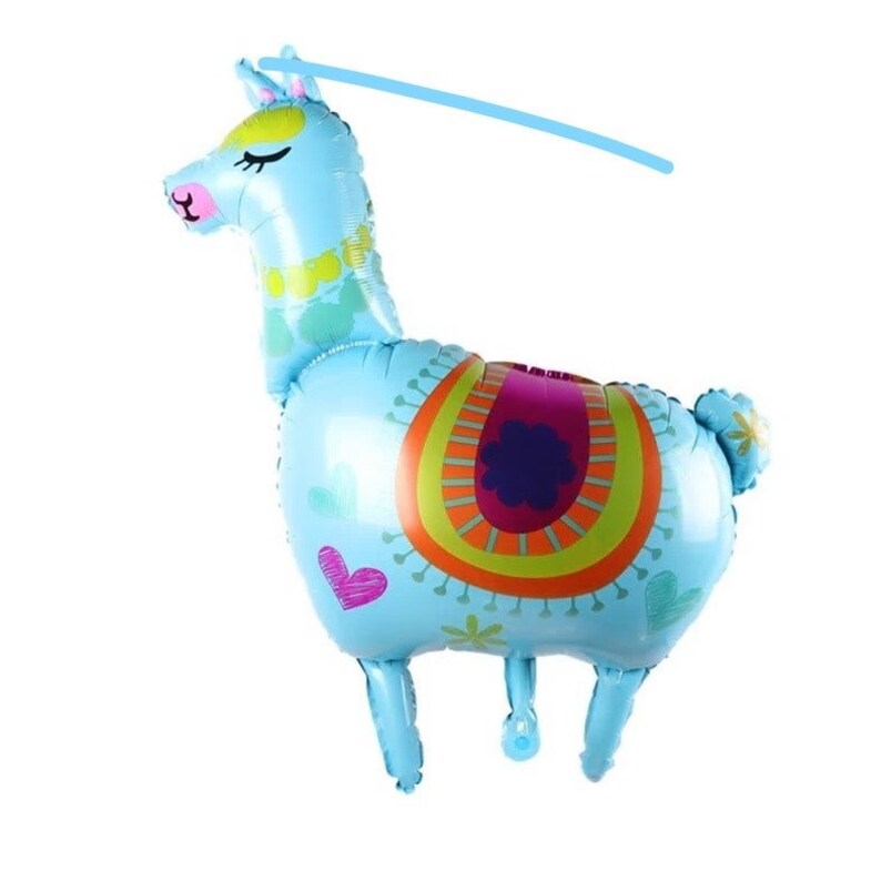 Farm Animal Blue Llama Balloon Birthday Kids Party Decoration - Etsy