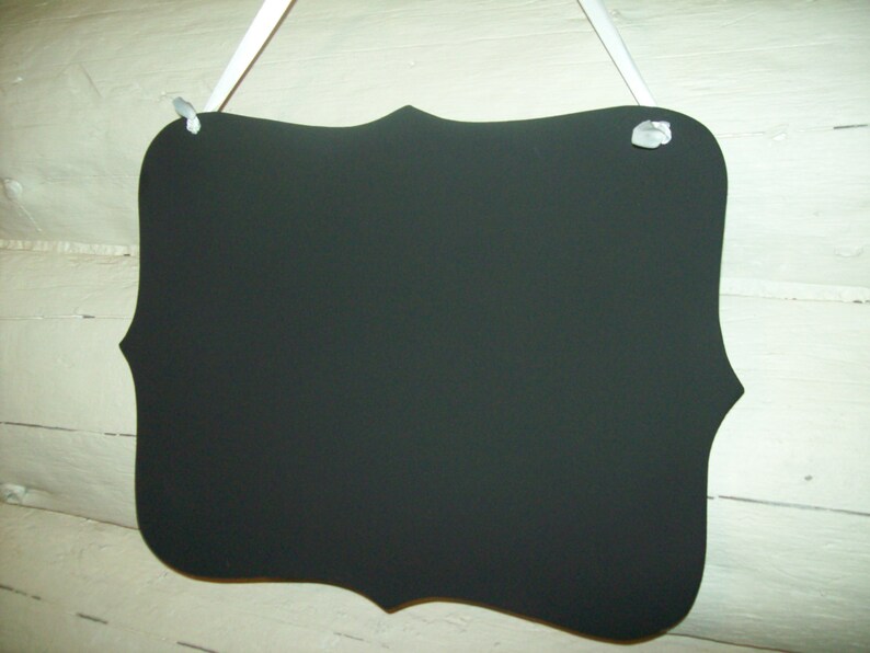 X Large Fancy Hanging Chalkboard Sign Welcome Wedding Prop 14" Wide 11 ...