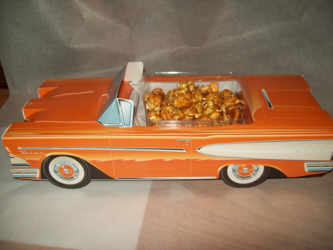 Retro Vintage 58 Orange Ford Edsel Cruiser Food Box,popcorn Box Kids ...