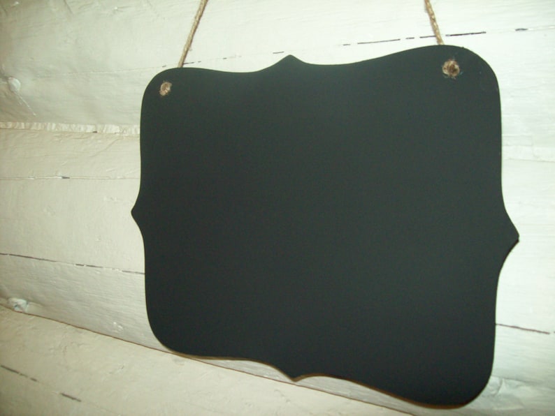 Large Fancy Hanging Chalkboard Sign Welcome Wedding Prop 12" Wide 9 ...