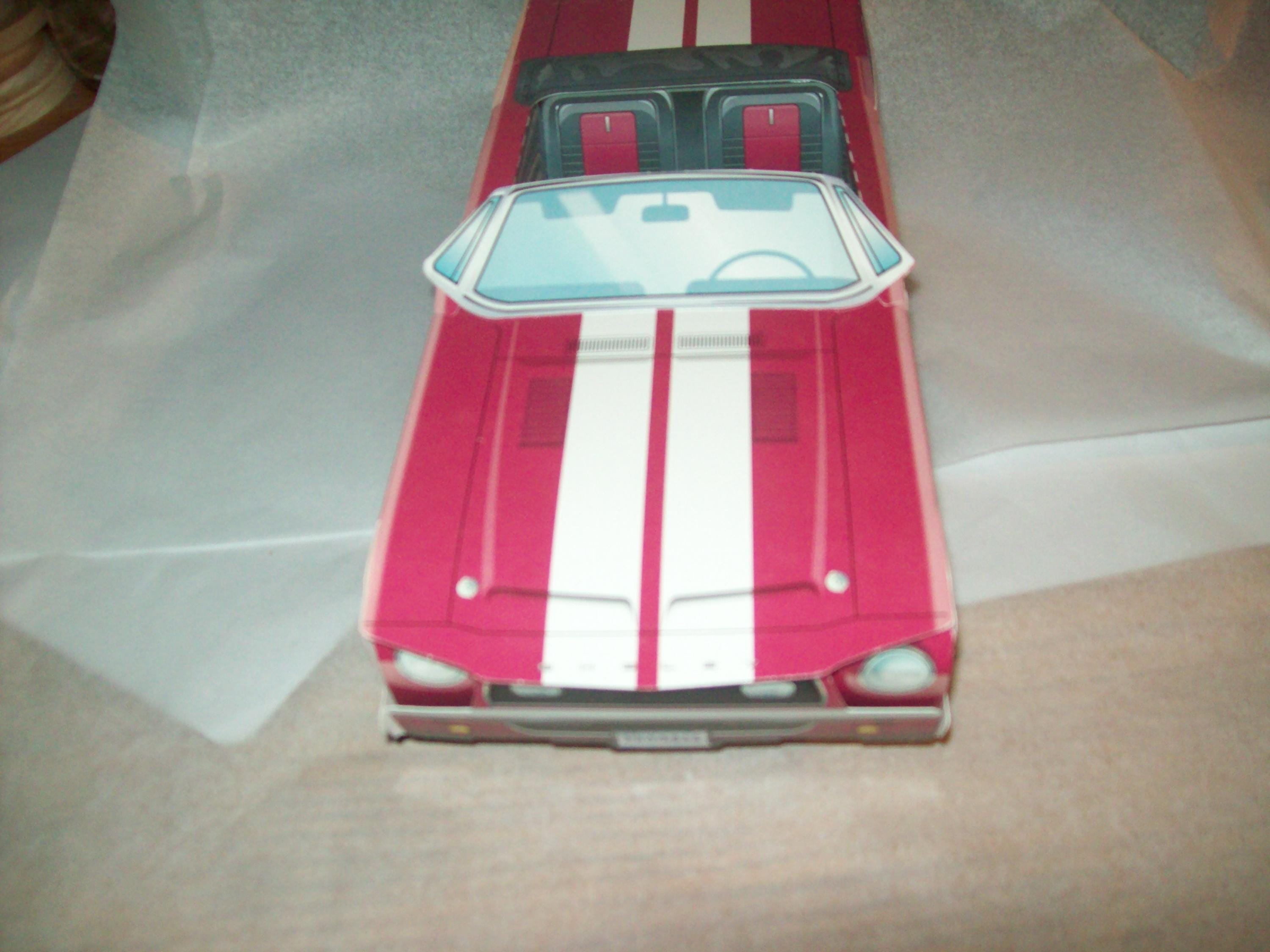 Retro Camaro and Mustang Food Boxes, Kids Birthday Party Favors, Set of ...