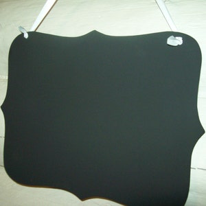 X Large Fancy Hanging Chalkboard Sign Welcome Wedding Prop 14" Wide 11 ...