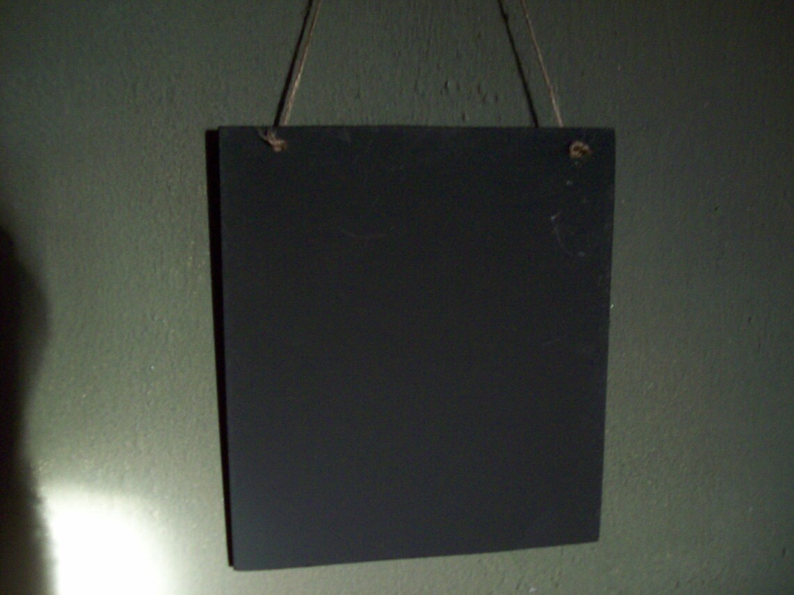 Small Hanging Chalkboard Sign Welcome Wedding Prop 7" Wide 7" Long ...