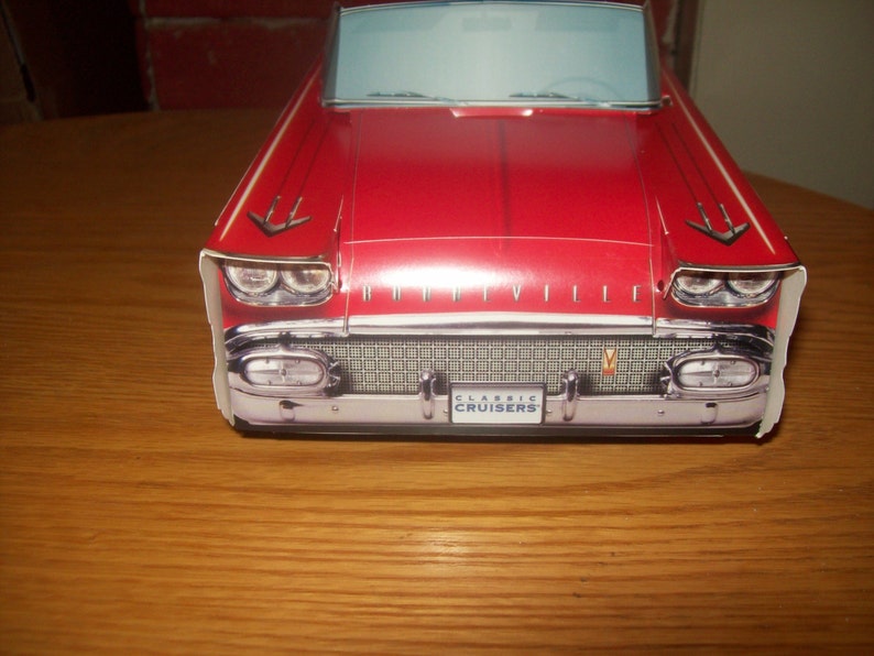 Retro Vintage Classic Red 58 Pontiac Food Box Car Boxpopcorn - Etsy