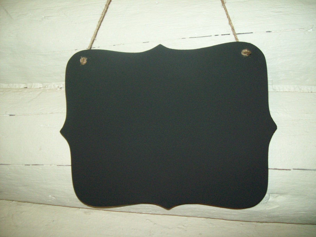 Large Fancy Hanging Chalkboard Sign Welcome Wedding Prop 12" Wide 9 ...