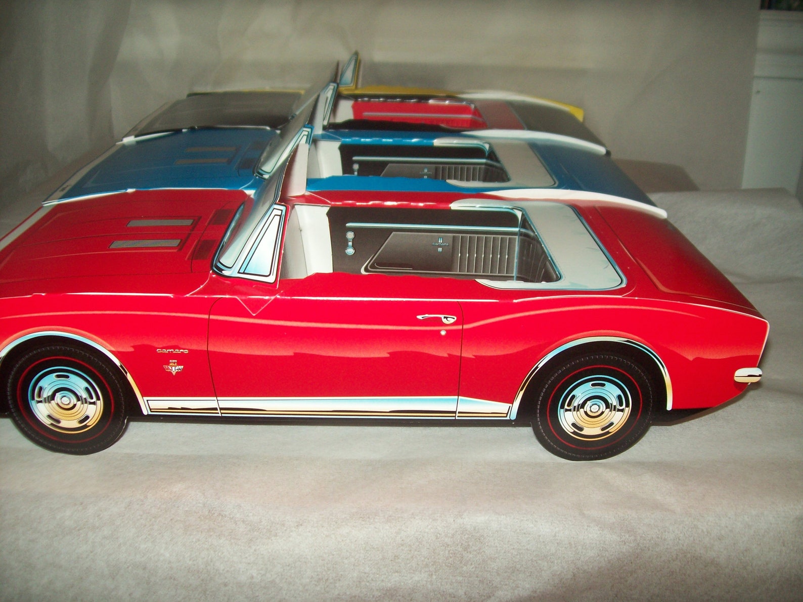 Retro 67 Camaro 50th Anniversary Mix Colors Food Box,popcorn Box Kids ...