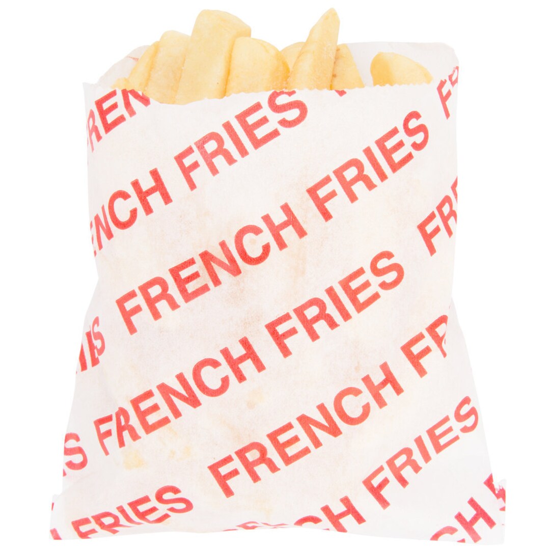 French Fries Bags Parties,baseball, Carnival, Birthday, Cookout Set of ...