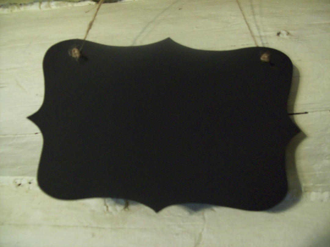 Fancy Hanging Chalkboard Sign Welcome Wedding Prop 8" Wide 5 1/2" Long ...