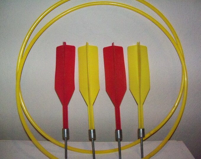 Vintage Lawn Darts - Superstar Super Darts - COMPLETE SET 4 Metal ...